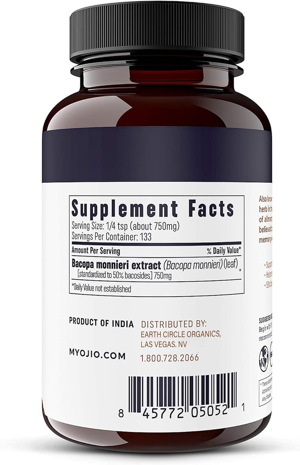 enhanced focus with bacopa monnieri