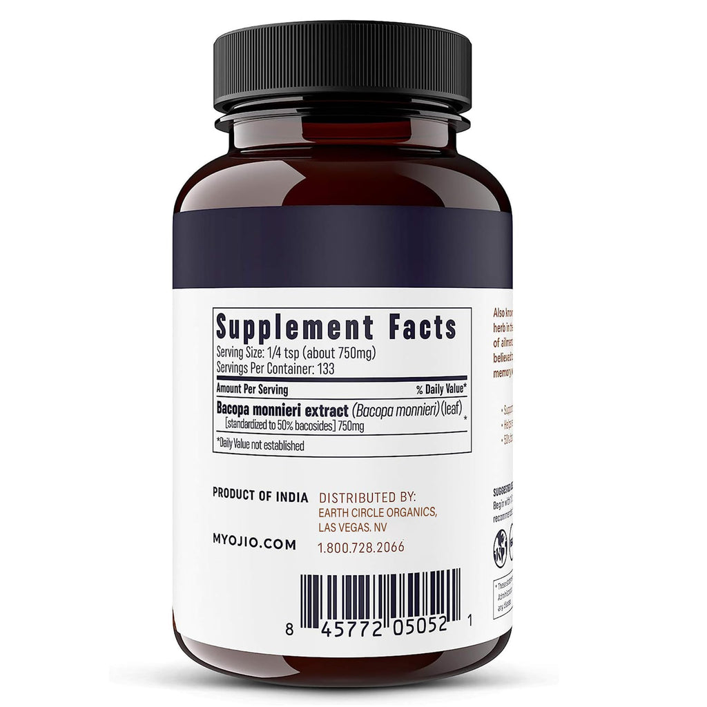 enhanced focus with bacopa monnieri