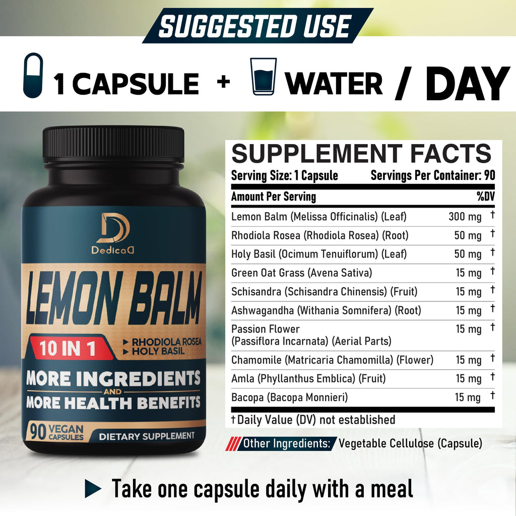 enhanced focus with blended vitamin capsules