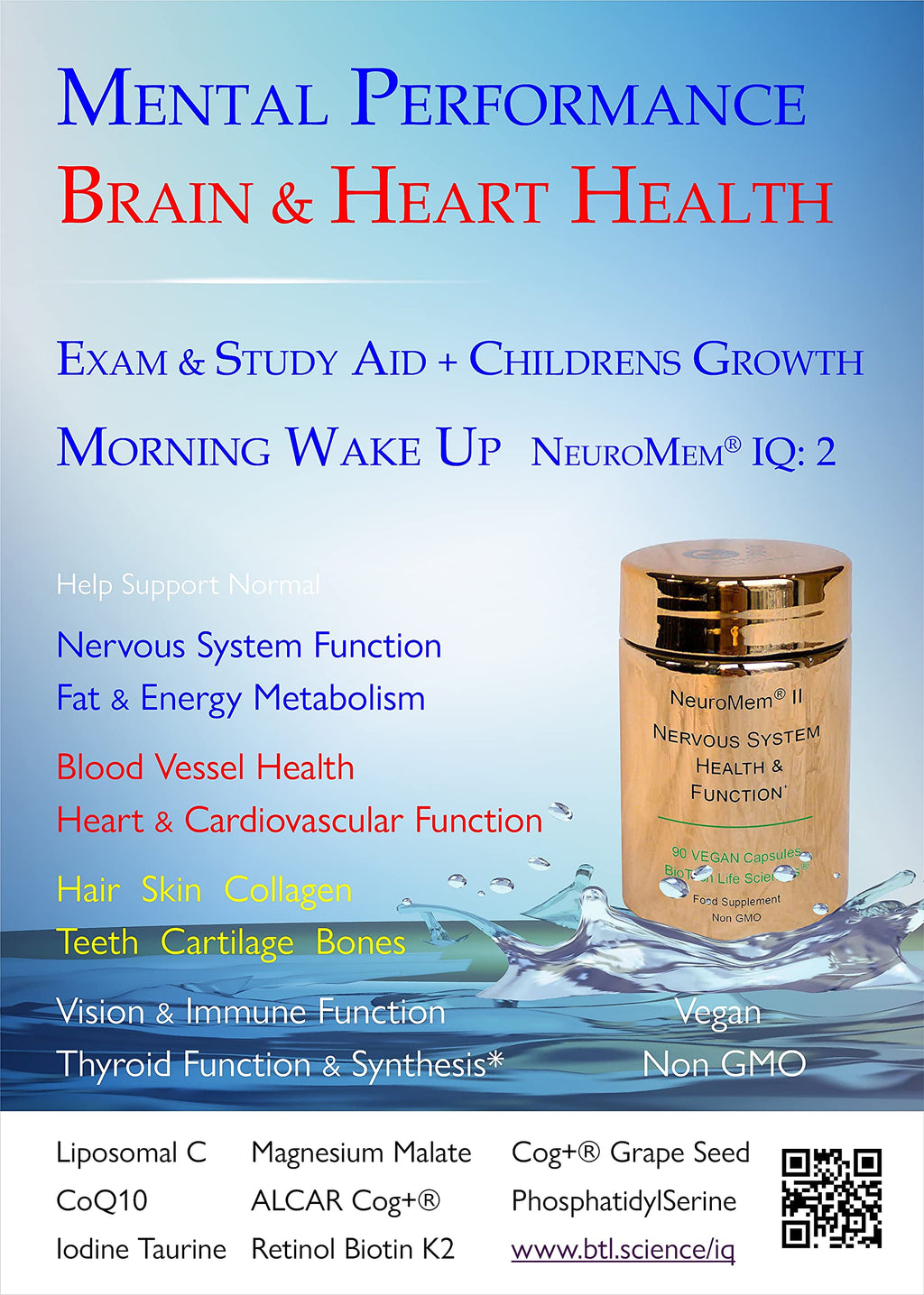 enhanced focus with blended vitamin & mineral supplements