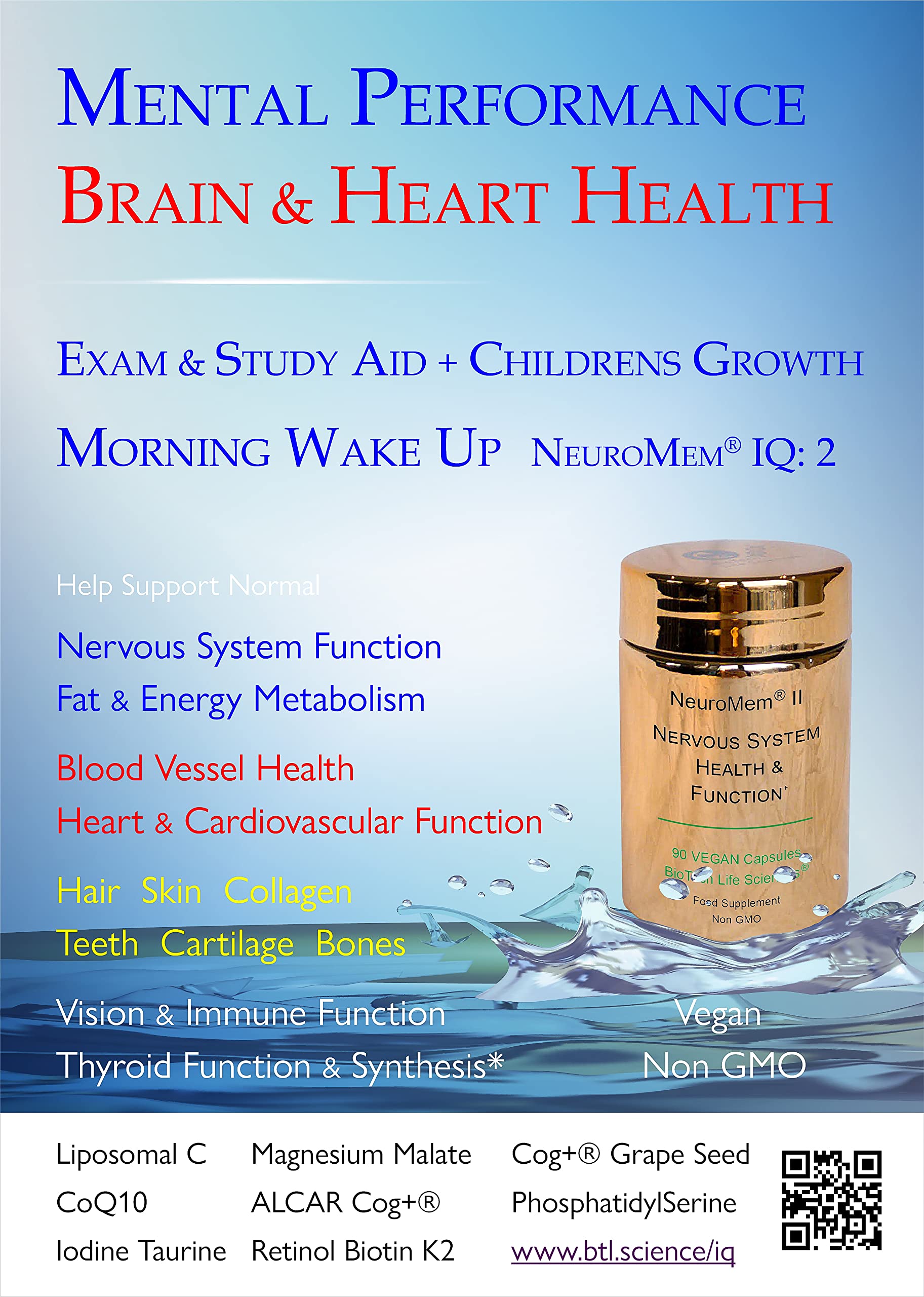 enhanced focus with blended vitamin & mineral supplements