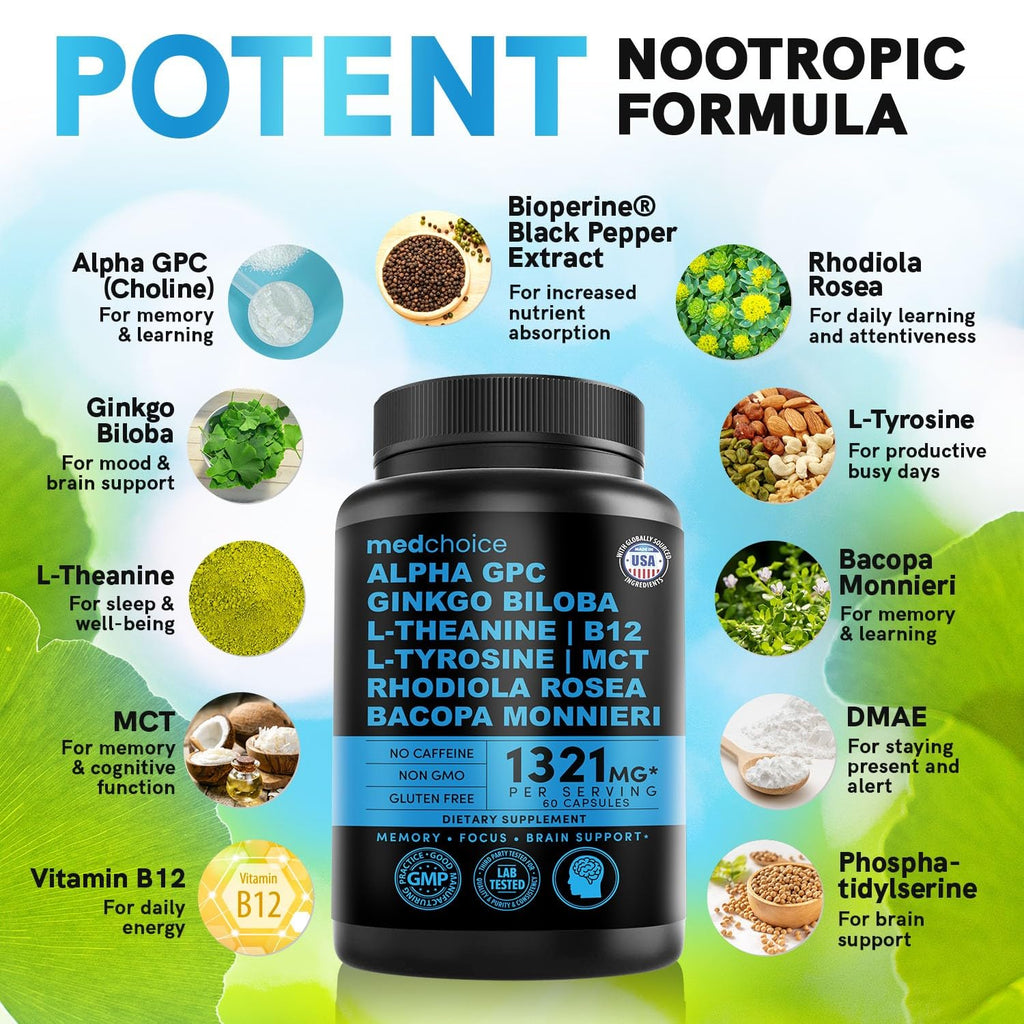 enhanced focus with brain supplement