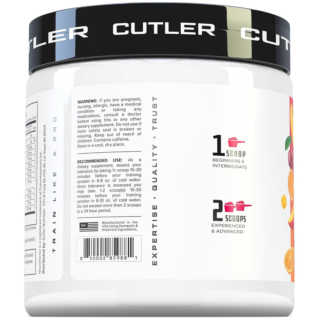 enhanced focus with Cutler Nutrition powder