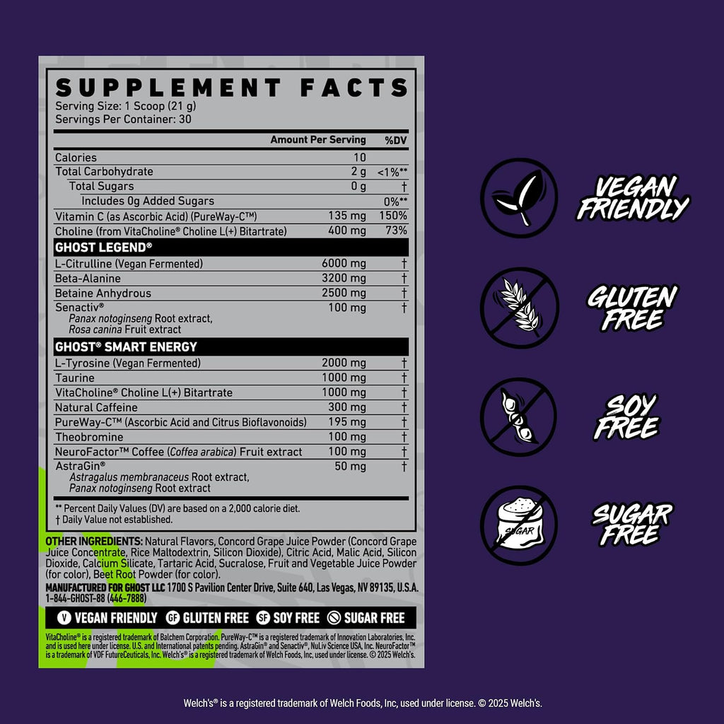 enhanced focus with GHOST pre-workout