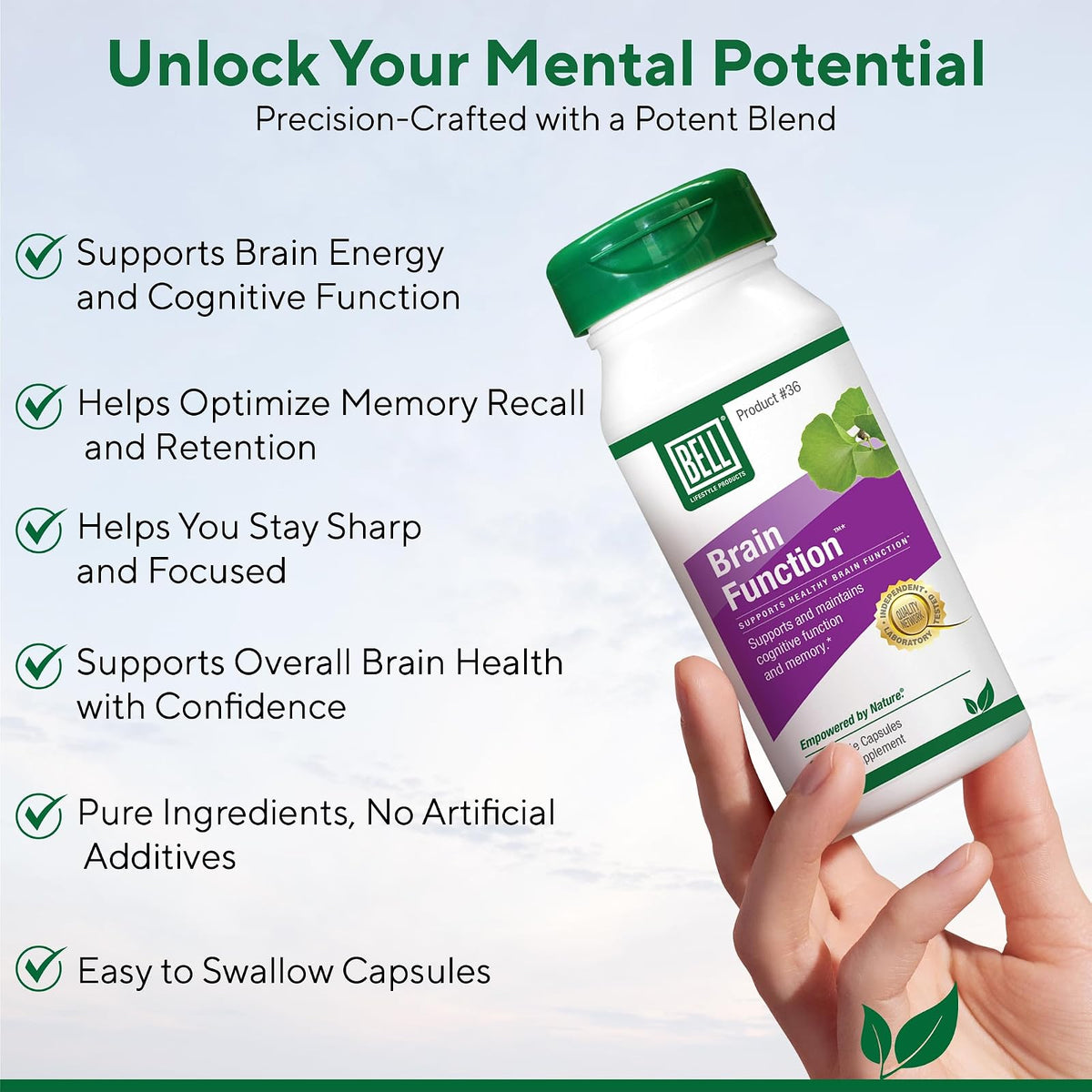 enhanced focus with Ginkgo B12