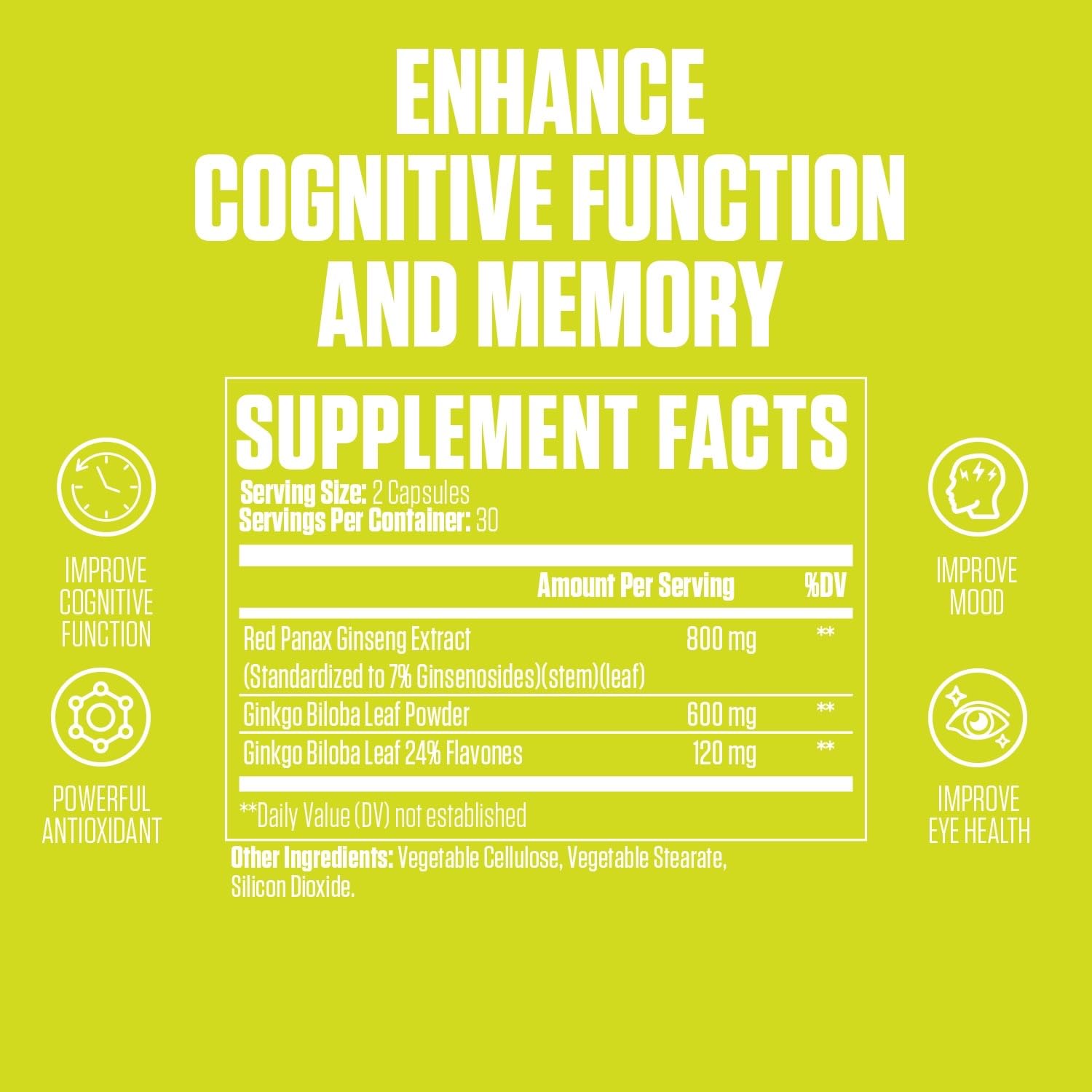 enhanced focus with ginkgo biloba