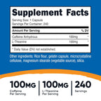 enhanced focus with l-theanine caffeine