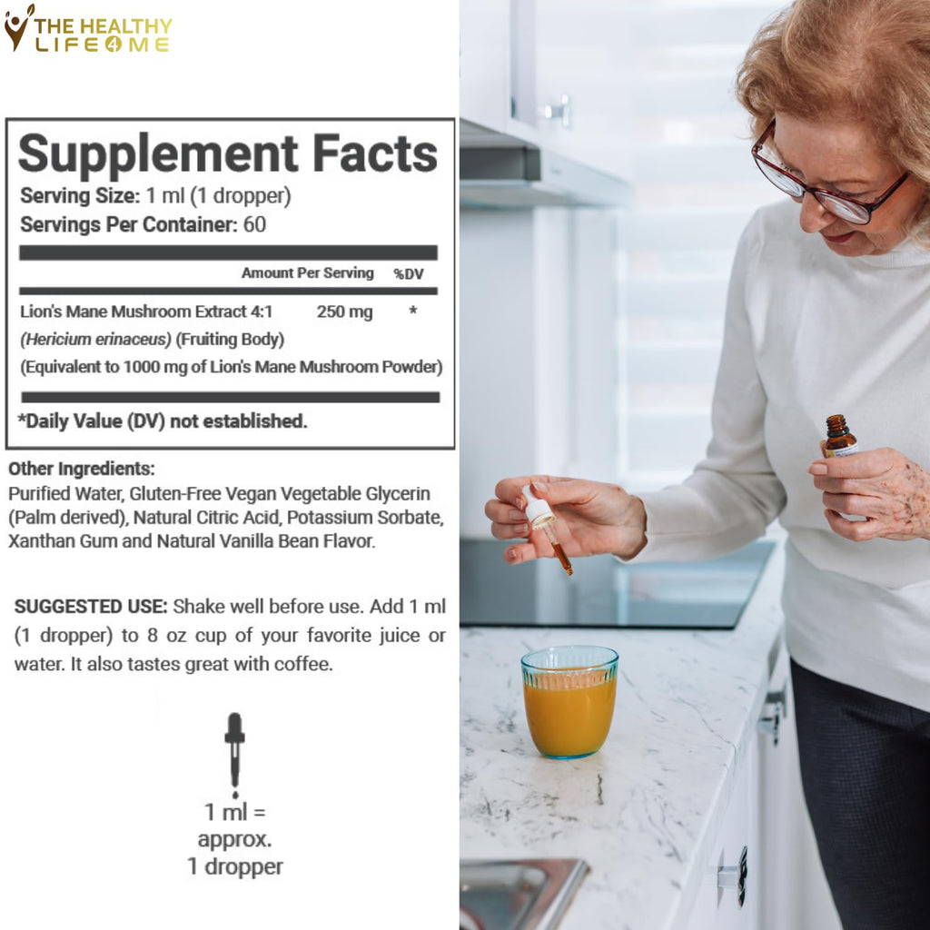 enhanced focus with lion's mane tincture