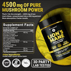 enhanced focus with lion's mane