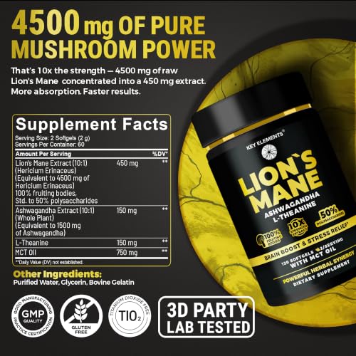 enhanced focus with lion's mane