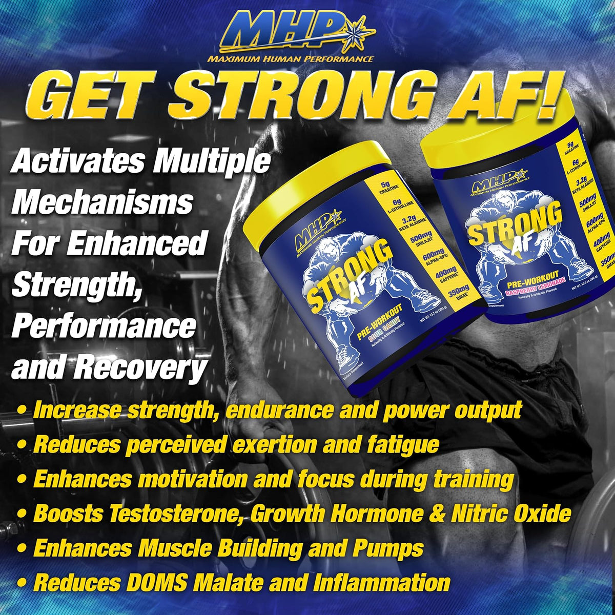 enhanced focus with MHP pre-workout