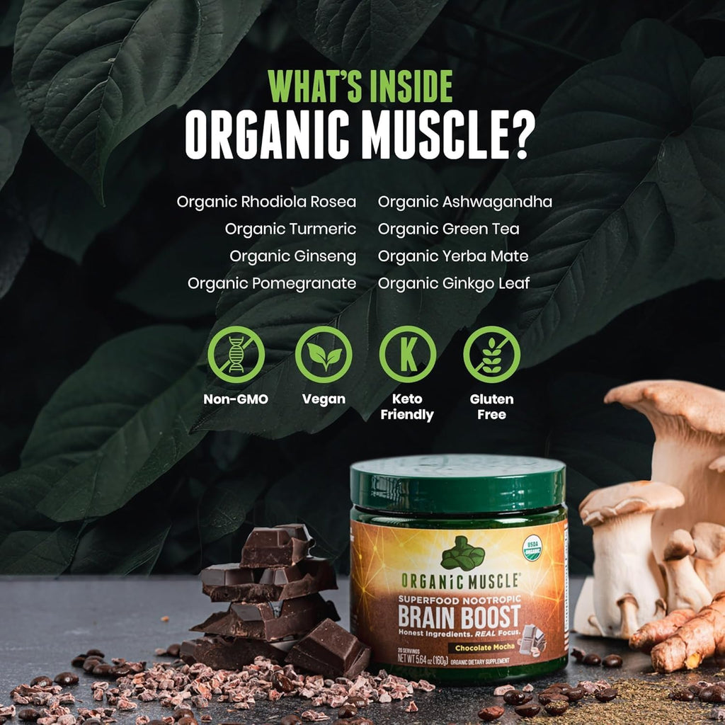 enhanced focus with Organic Muscle