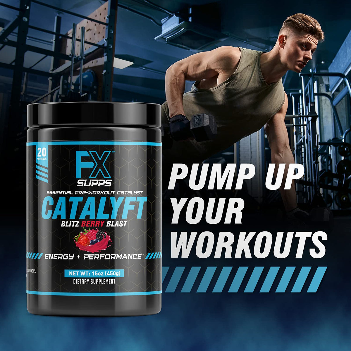 enhanced focus with pre-workout powder