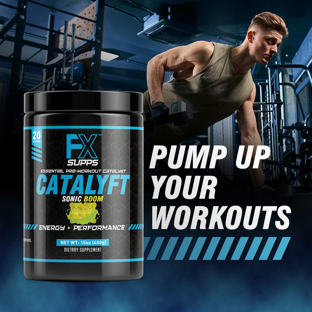 enhanced focus with pre-workout powder