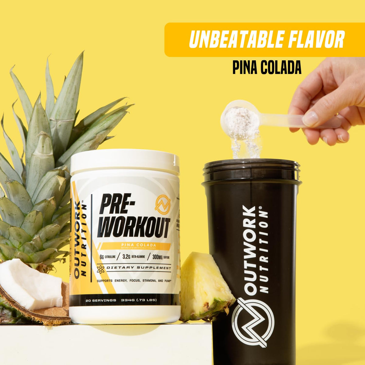 Enhanced focus with preworkout formula