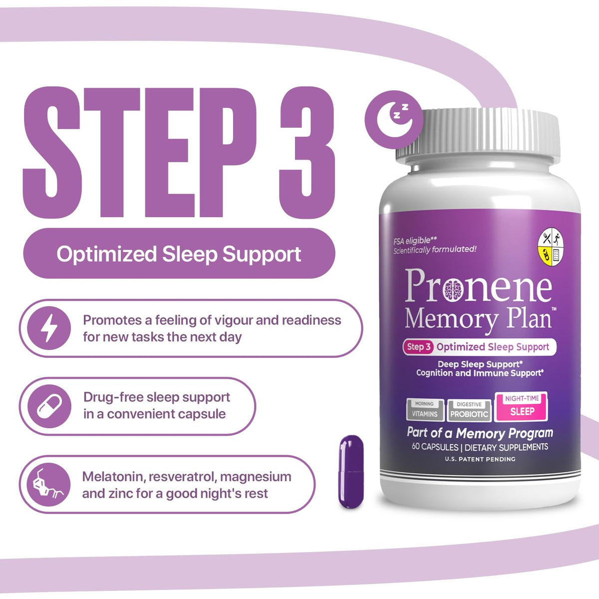 enhanced focus with PRONENE vitamins