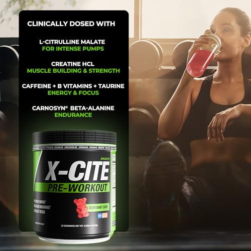 enhanced focus with X-CITE pre-workout