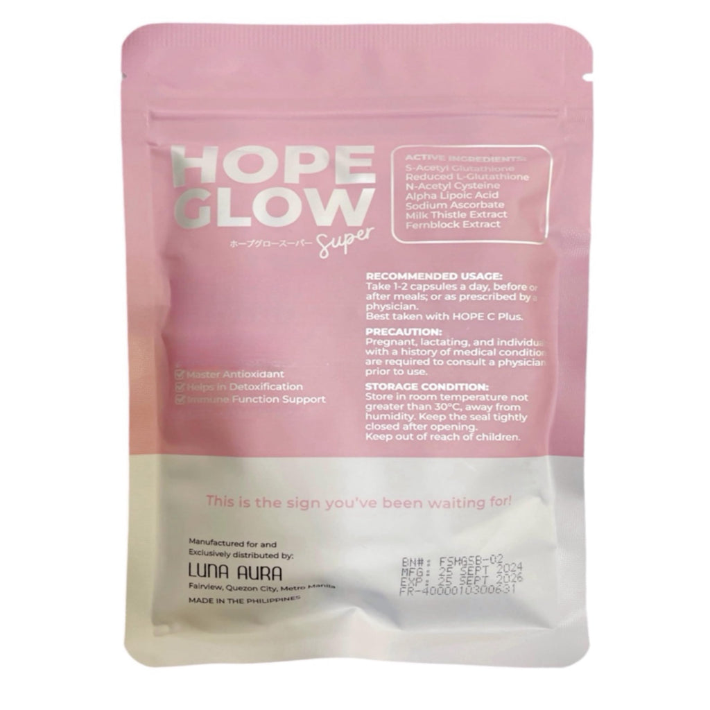 enhanced glow with blended vitamins