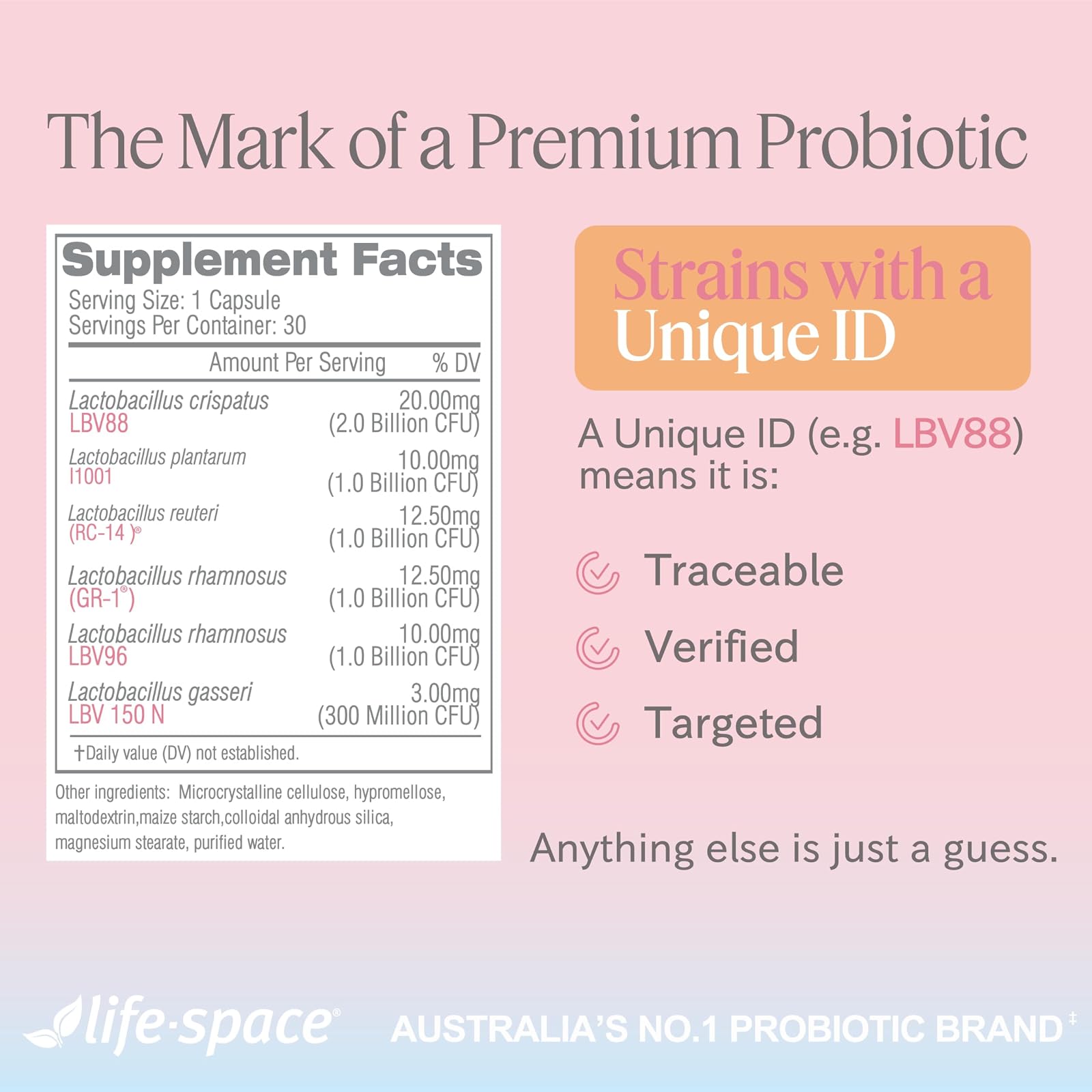 enhanced gut and vaginal probiotics