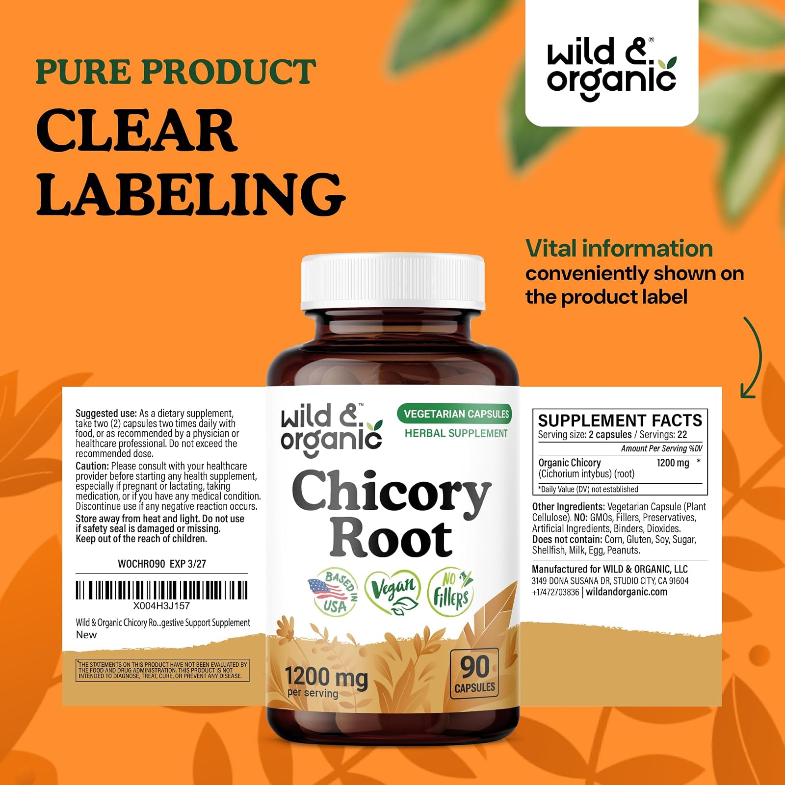 enhanced gut health with chicory