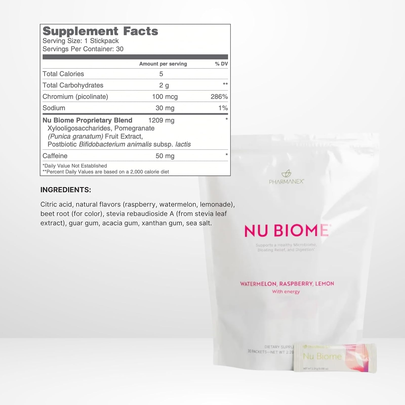 enhanced gut health with Nu Skin prebiotics