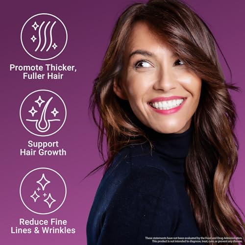 enhanced hair thickness and vitality