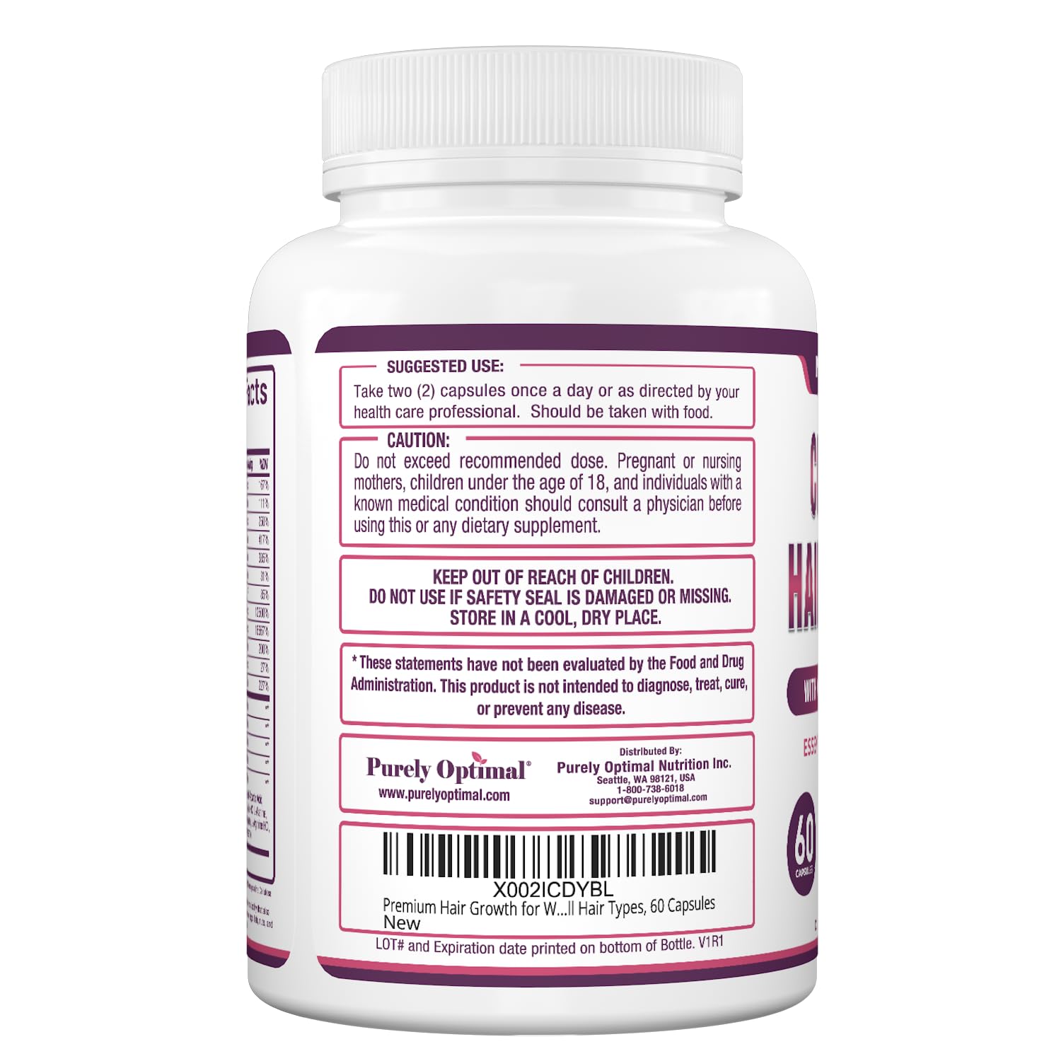 enhanced hair vitality with keratin