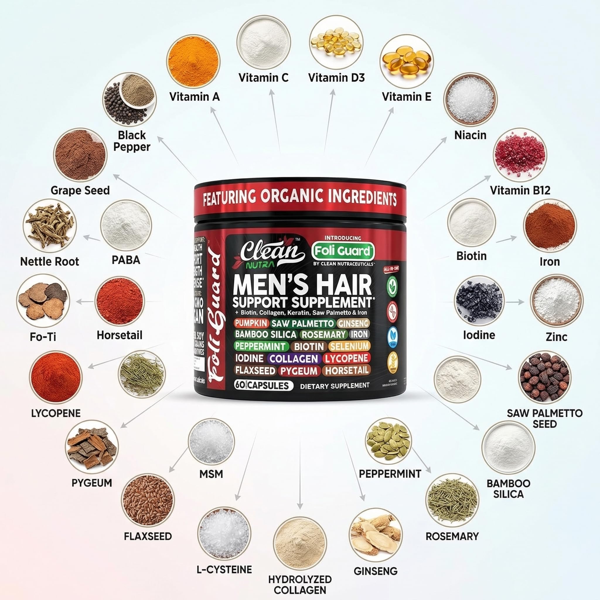 enhanced hair vitality with supplements
