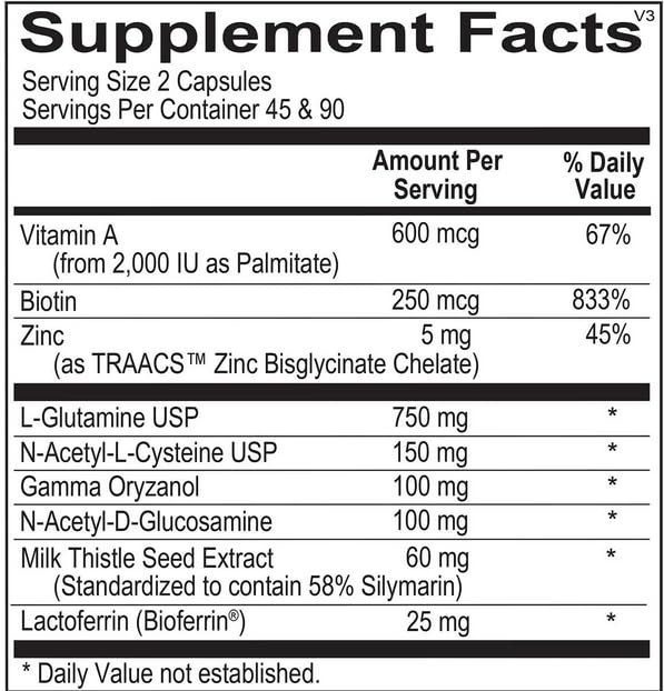 enhanced health with L-Gluta Plus