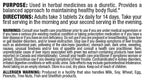 enhanced hydration control tablets