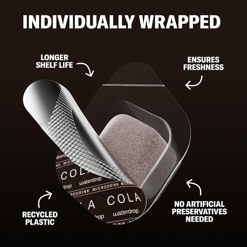 enhanced hydration with cola flavour