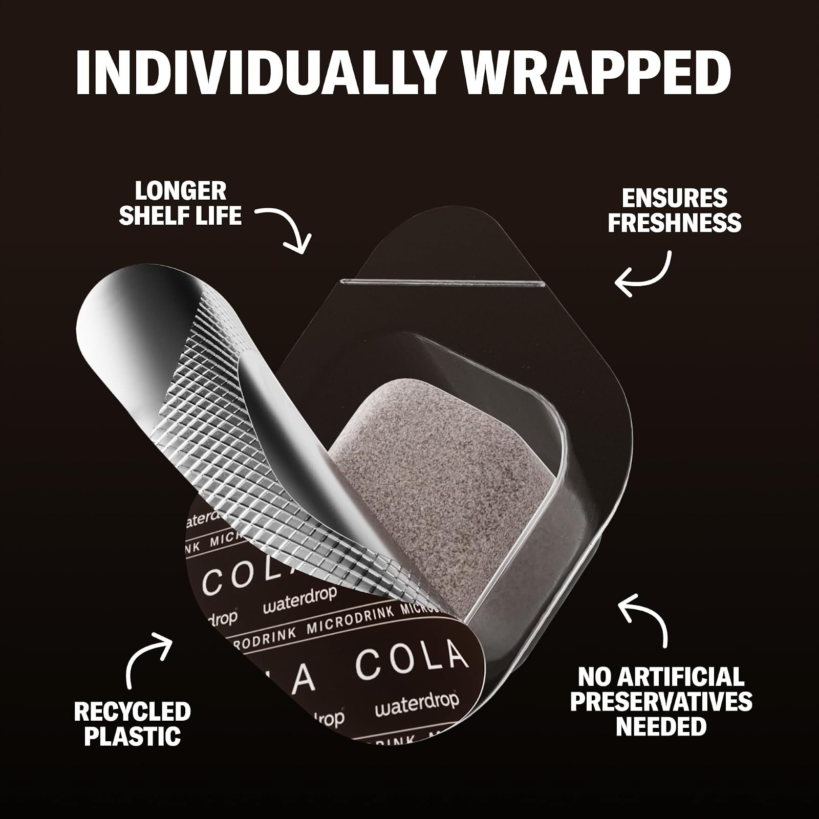enhanced hydration with cola flavour