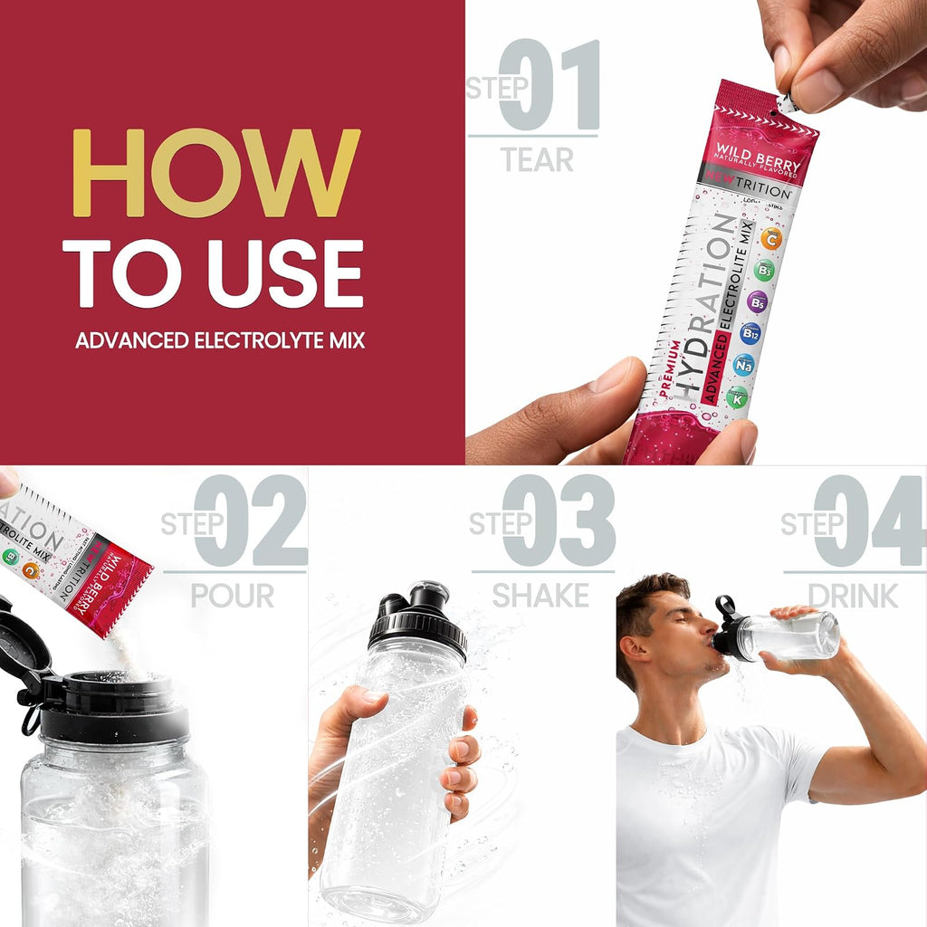 enhanced hydration with electrolyte powder