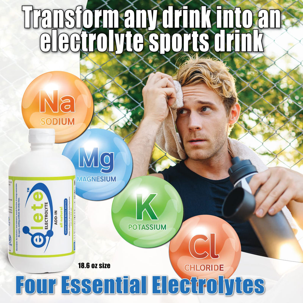 enhanced hydration with elete electrolytes
