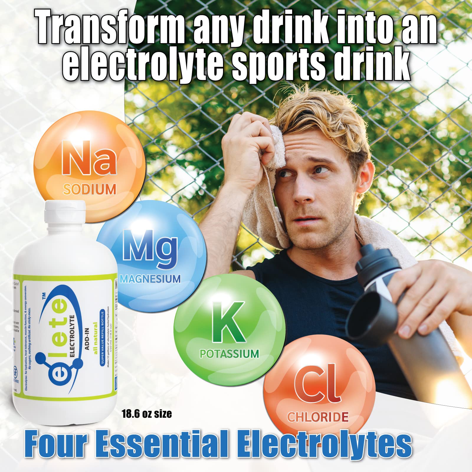 enhanced hydration with elete electrolytes