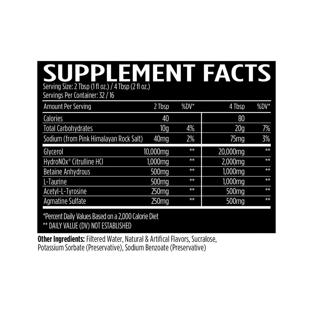 enhanced hydration with glycerol agent
