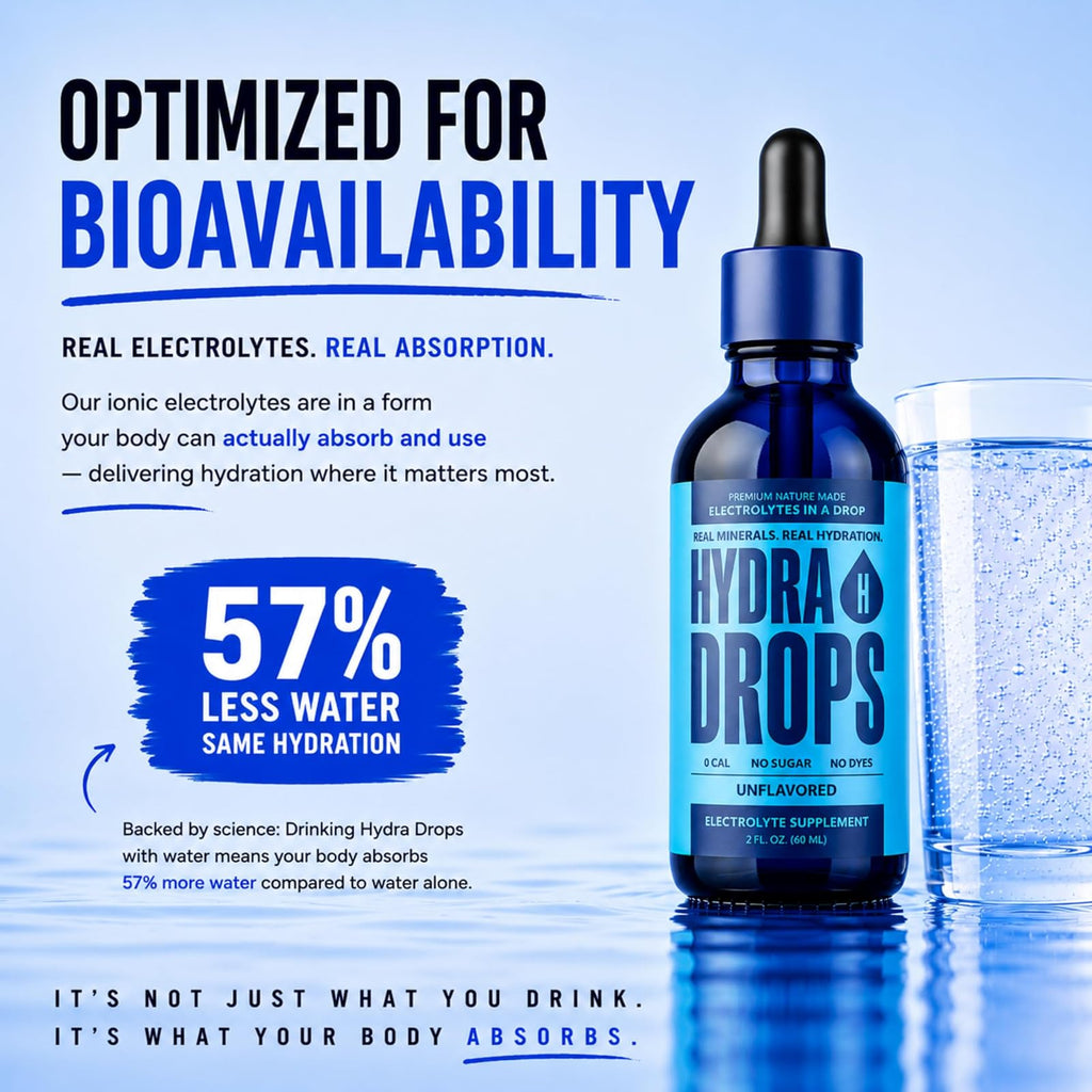 enhanced hydration with mineral drops
