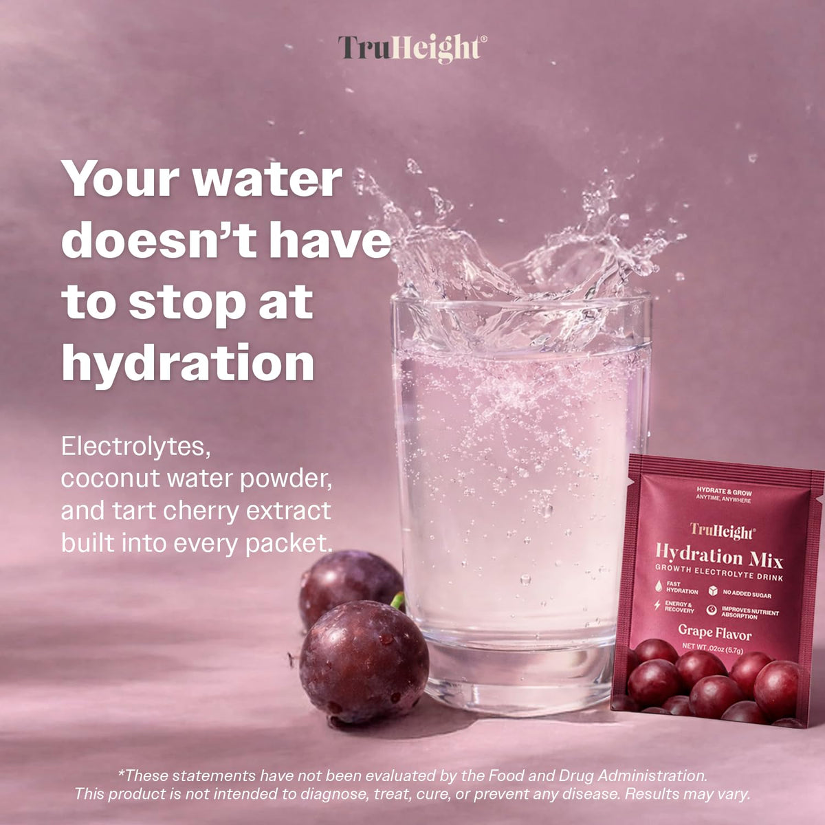 enhanced hydration with TruHeight electrolytes