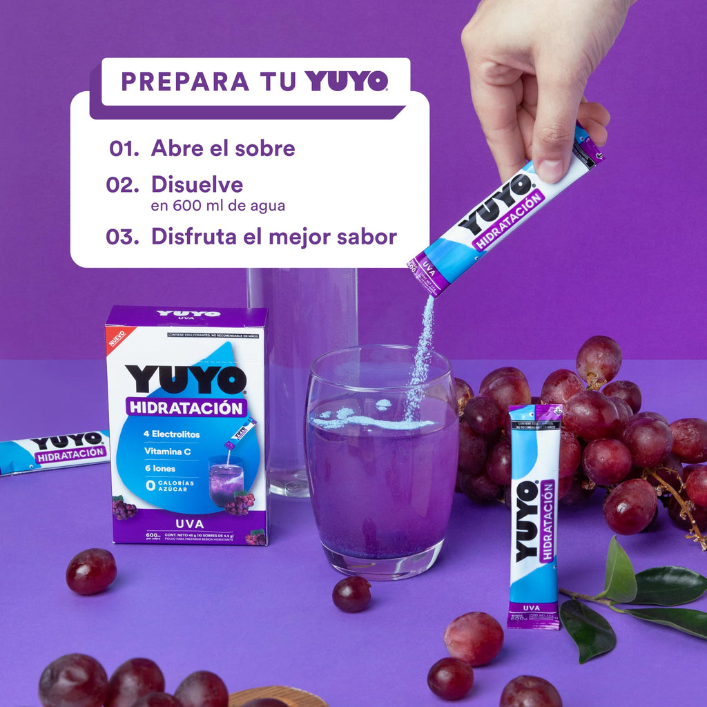 enhanced hydration with YUYO Vitamins