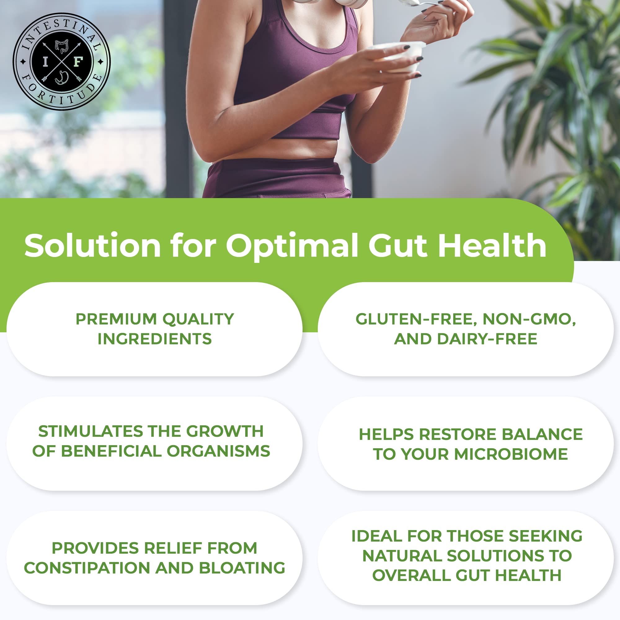 enhanced immune function with gut supplement