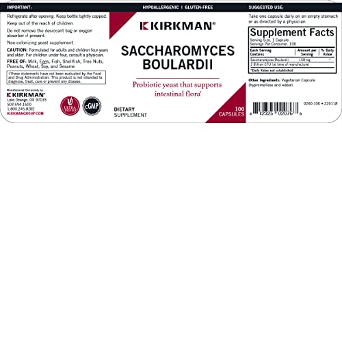 enhanced immune system with Kirkman probiotics