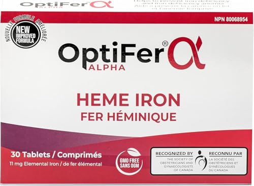 enhanced iron levels with Optifer Alpha