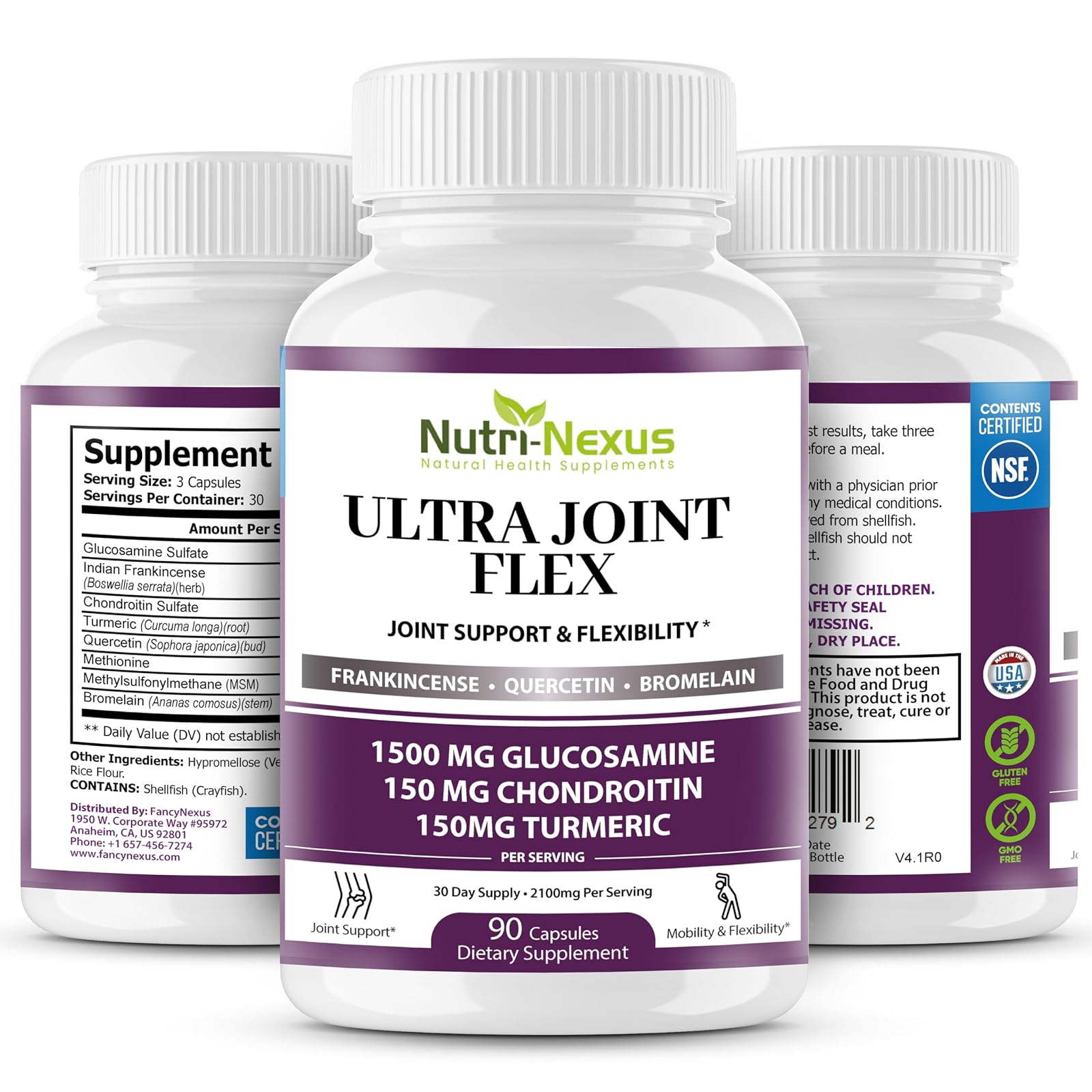 enhanced joint comfort and flexibility
