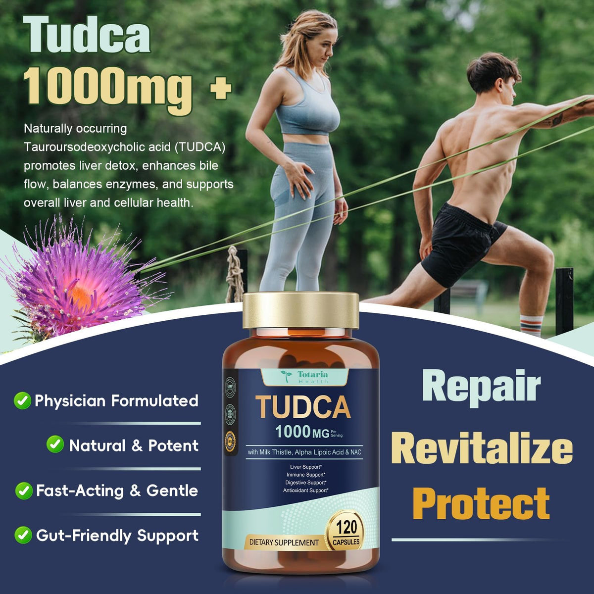 enhanced liver protection with TUDCA
