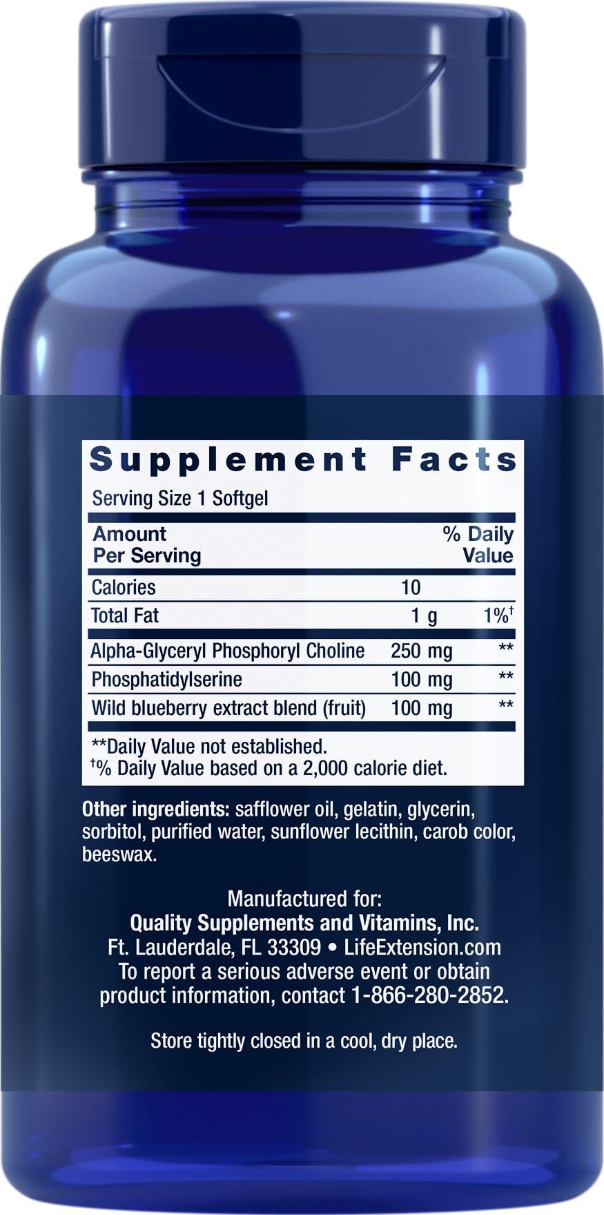 enhanced memory blended vitamin & mineral supplements