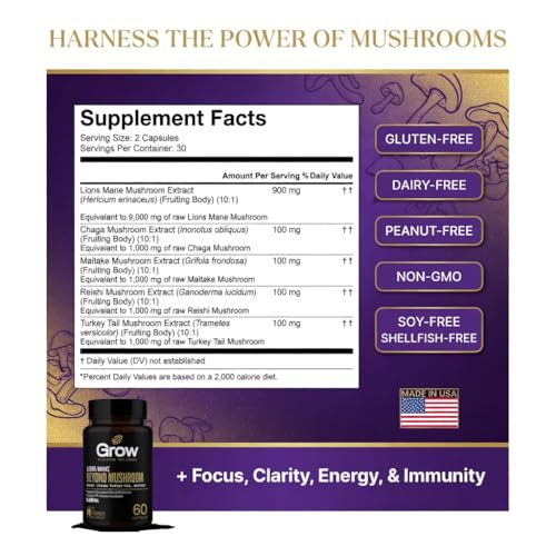 enhanced memory with lion's mane mushrooms