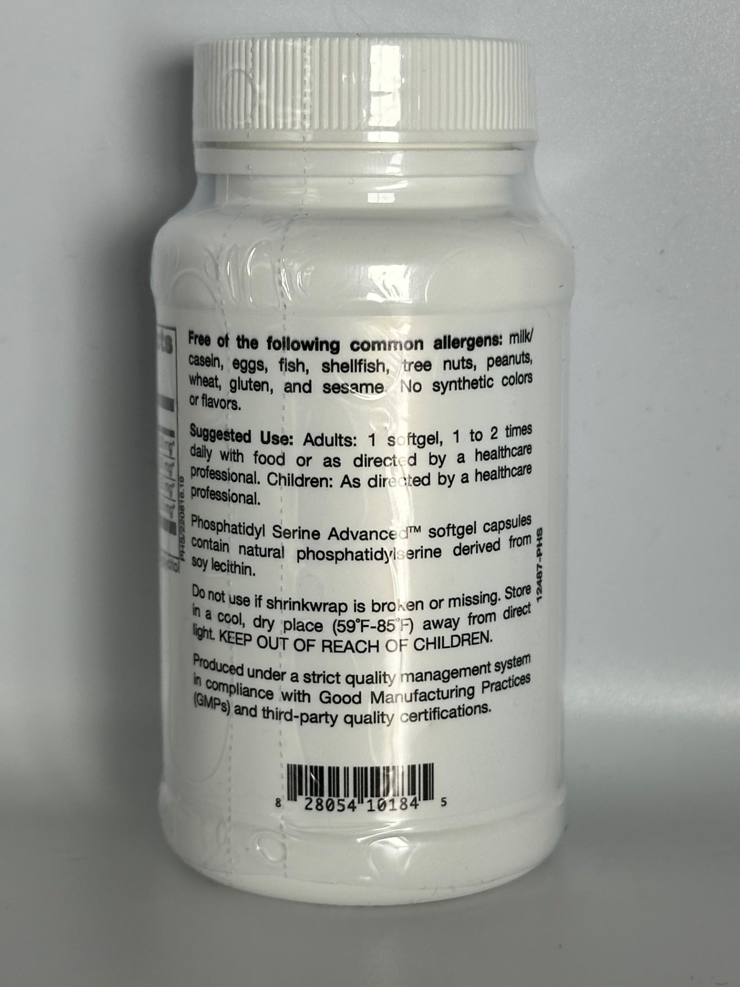 enhanced memory with Phosphatidyl Serine