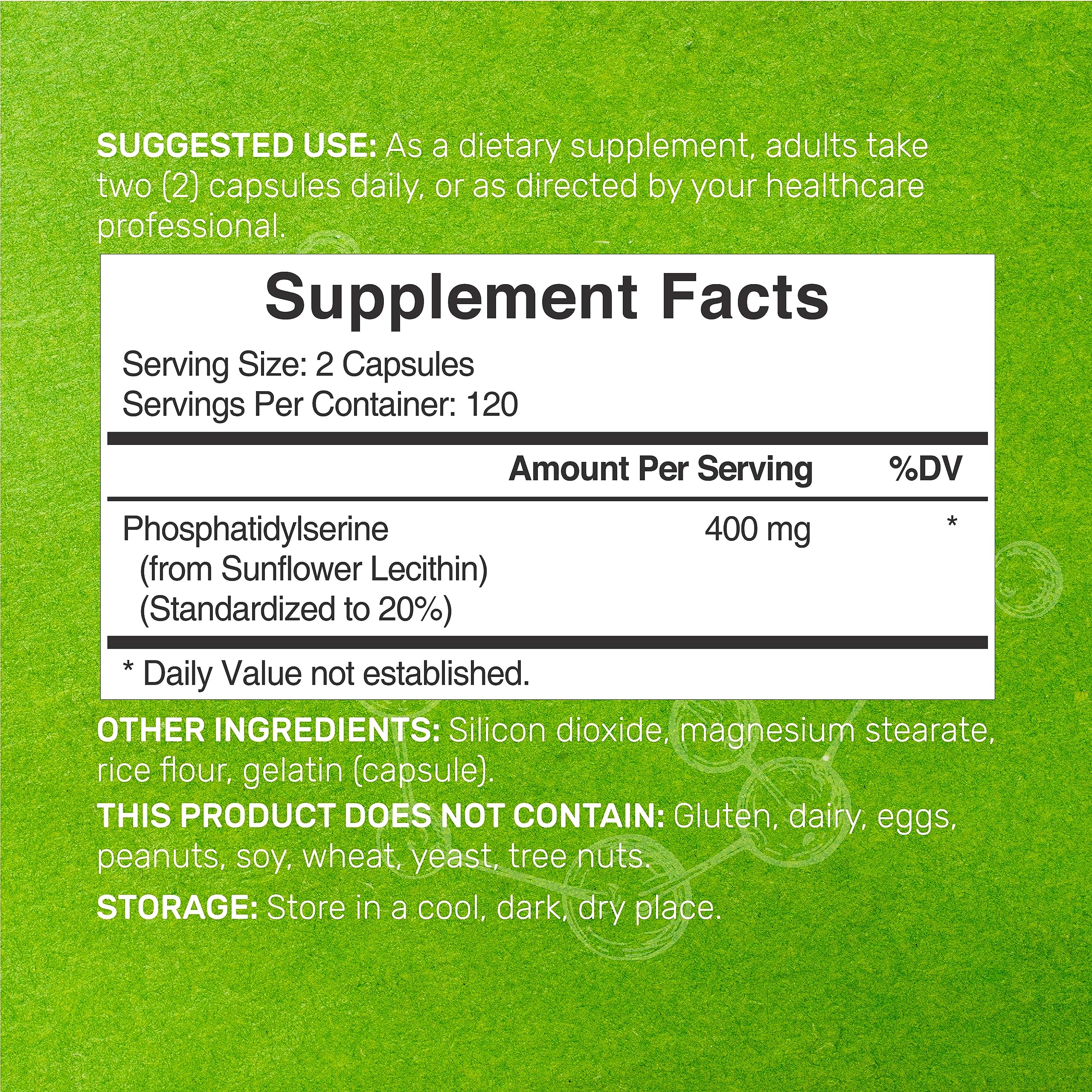 Enhanced memory with sunflower lecithin