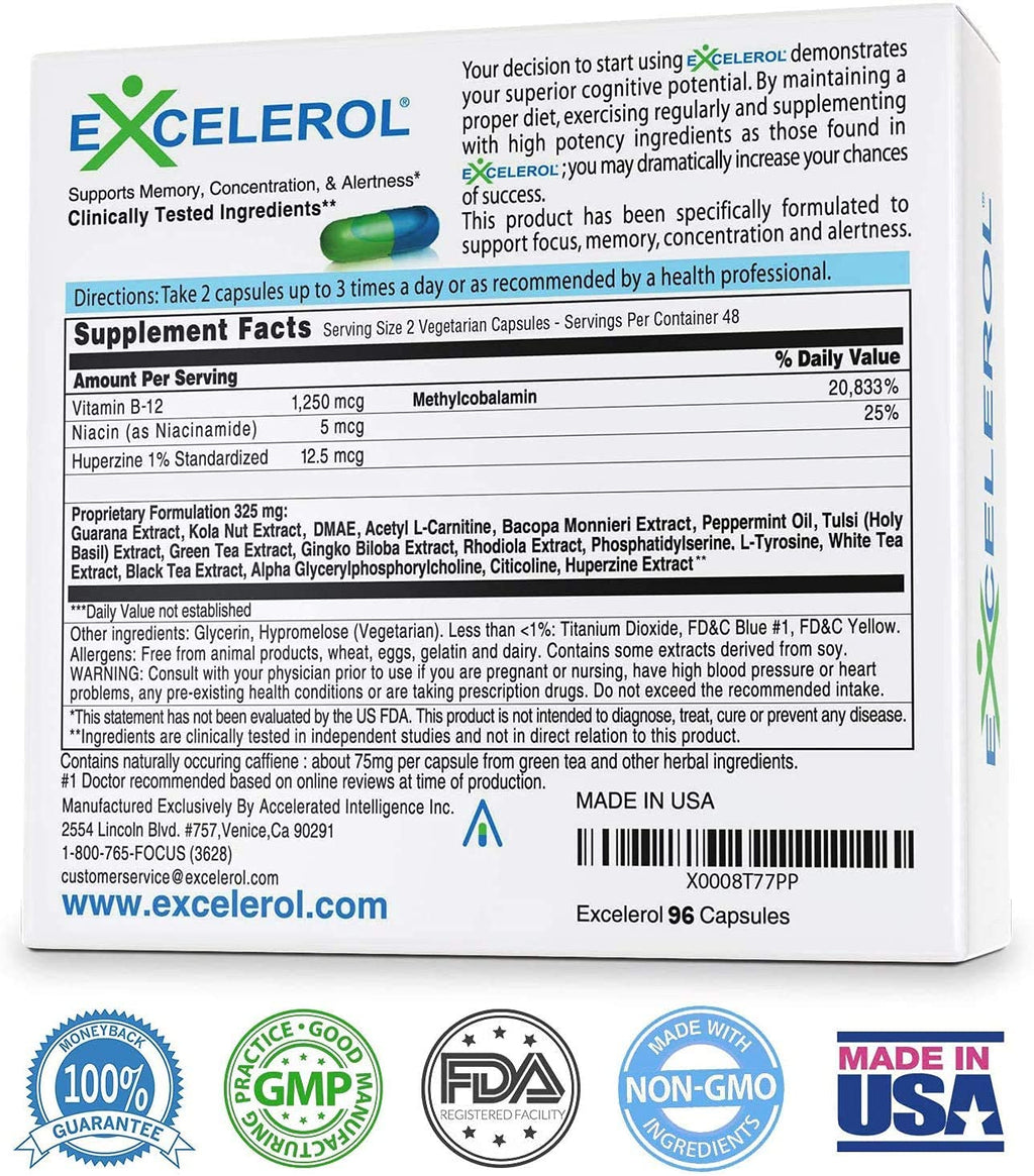 enhanced memory with vitamin & mineral supplements