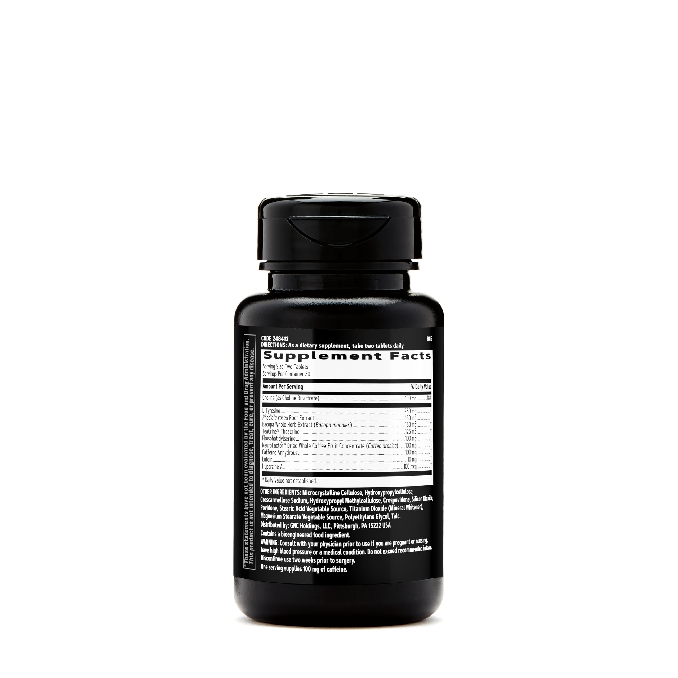 enhanced mental focus with GNC AMP
